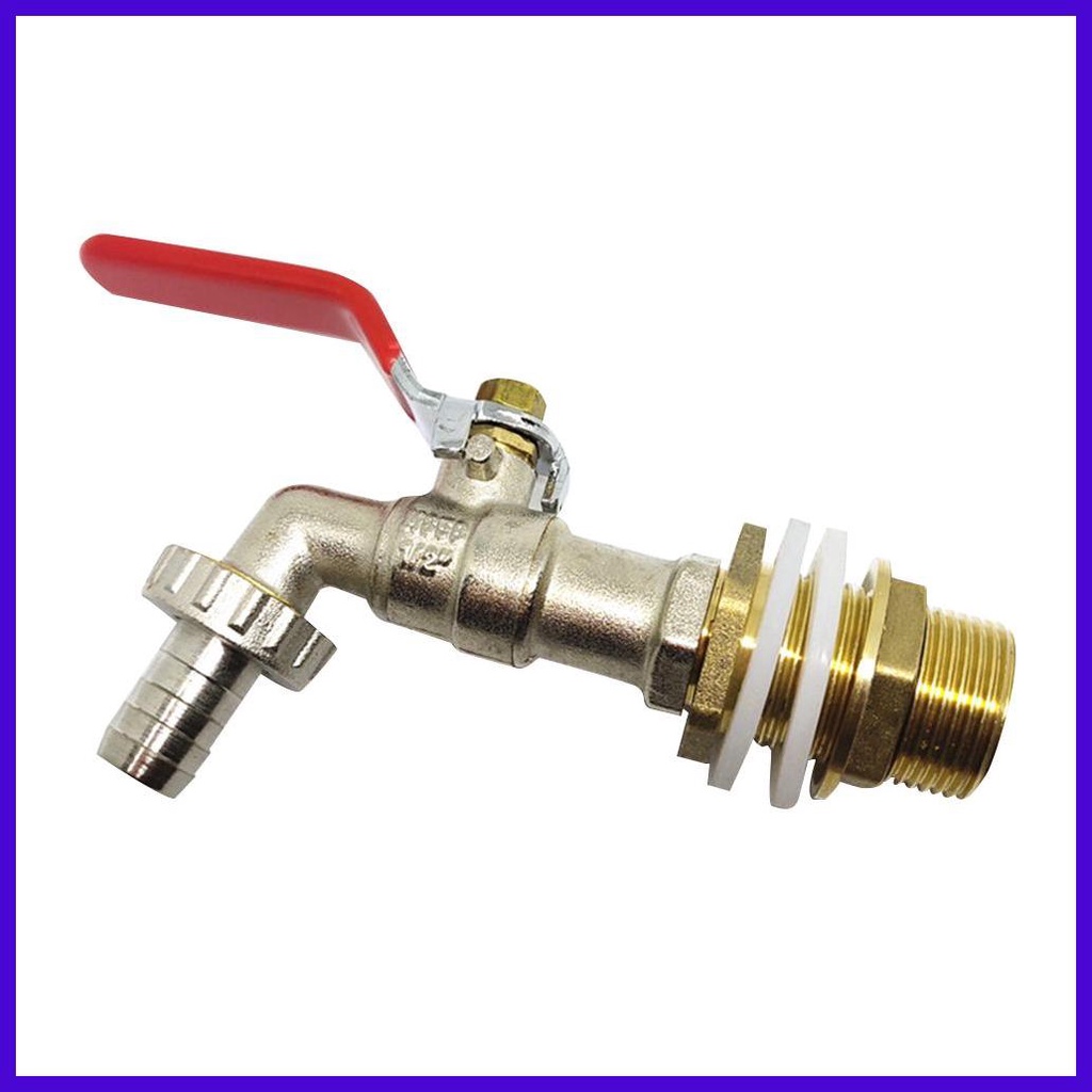 Rain Barrel Faucet IBC Water Tote Hose Adapter Garden Drum Spigot ...