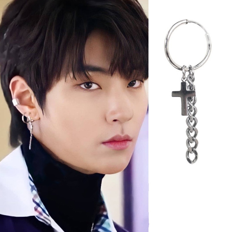 cross Korean Drama True Beauty Fashion new cross tassel hip hop style ...