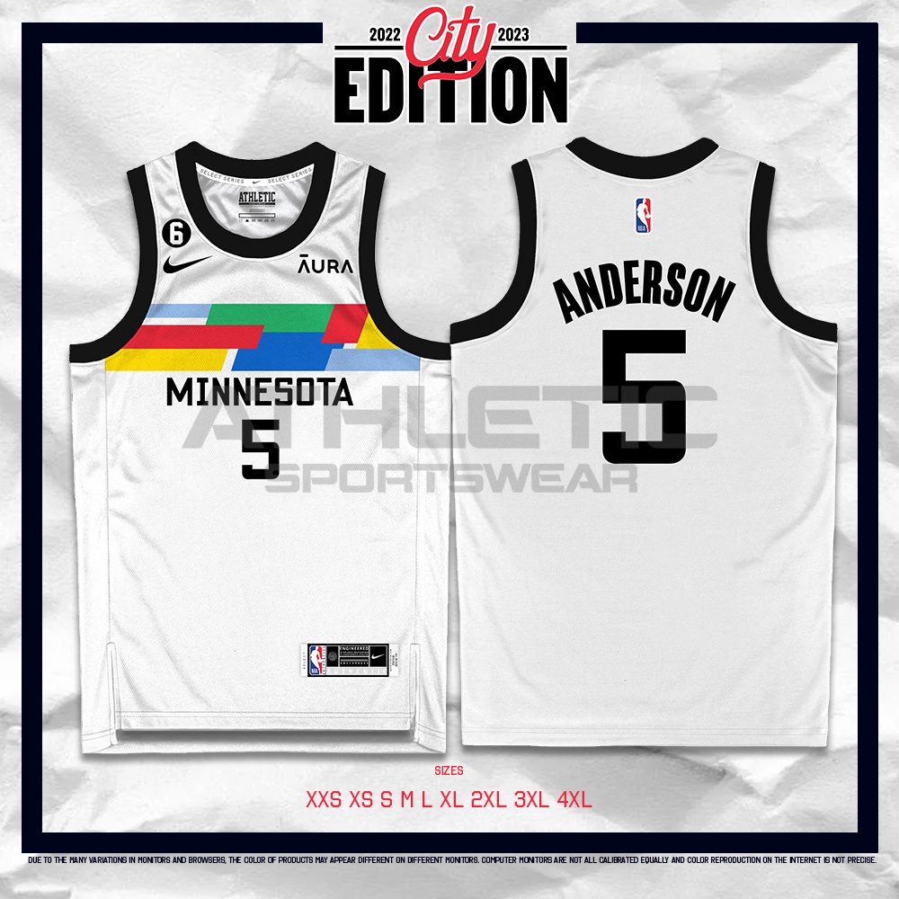 ATHLETIC City Edition NBA MINNESOTA TIMBERWOLVES (KYLE ANDERSON ...