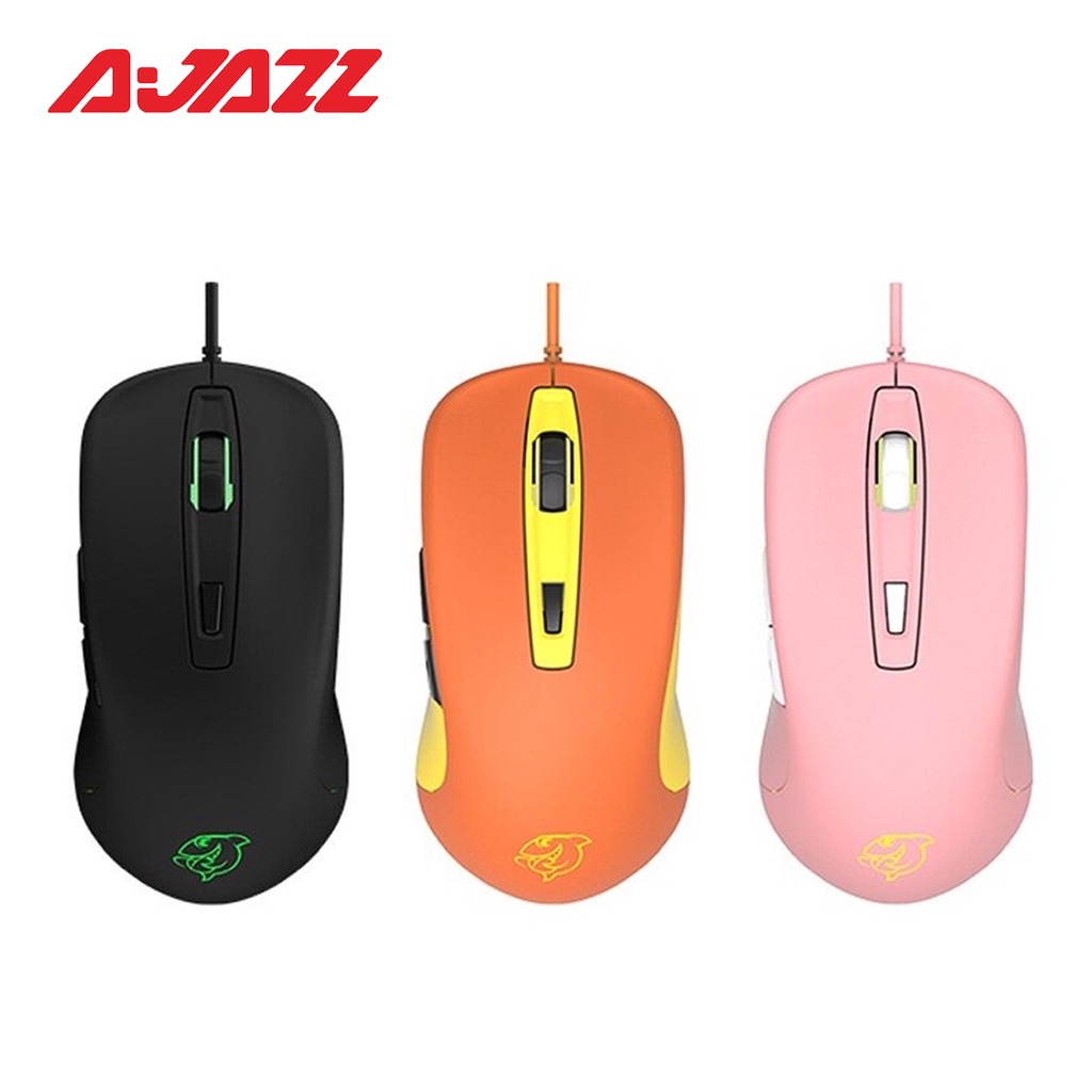 Ajazz DMG110 5000 DPI Gaming RGB Illuminated 6 Programmable Button ...