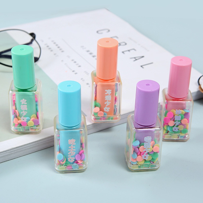1pcs Hyunya Small Flower Nail Polish Highlighter Pen Cute Kawaii ...