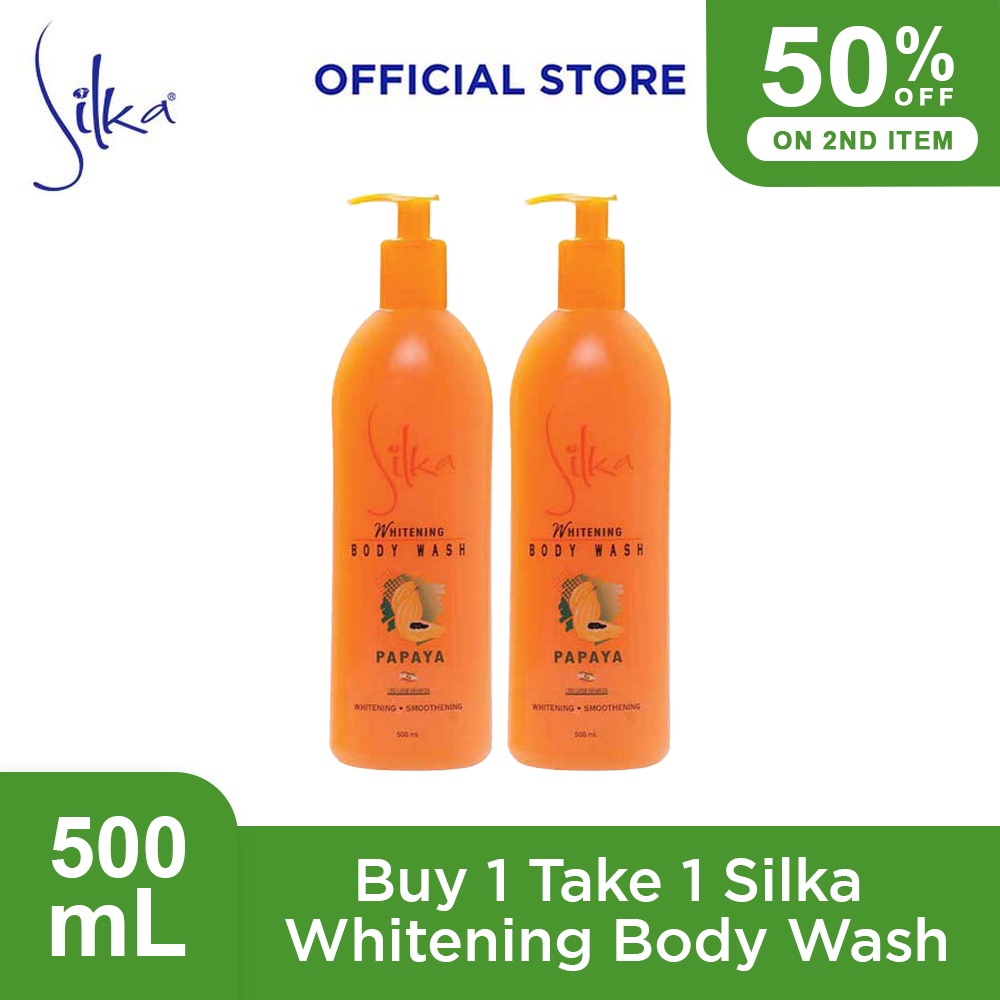 Buy 1 Take 1 Silka Whitening Body Wash 500ml | Shopee Philippines