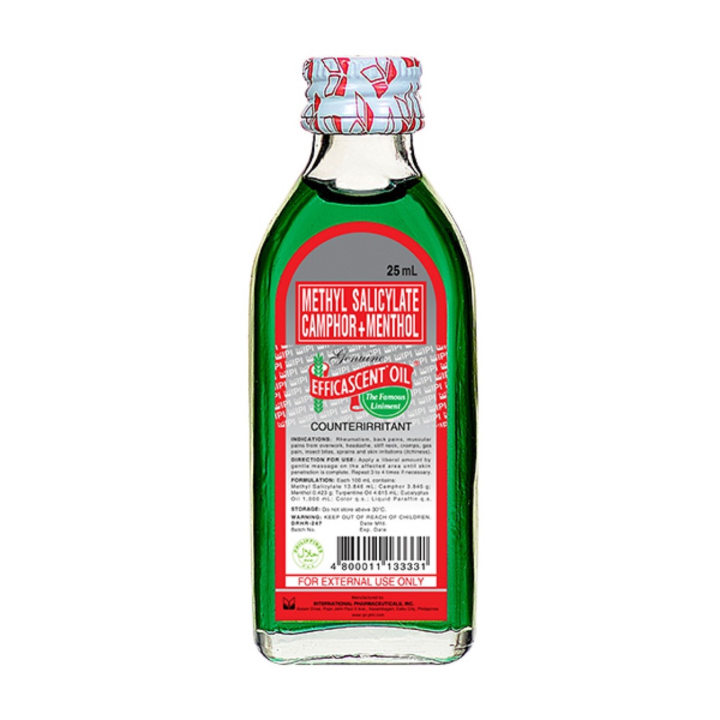 Efficascent Oil Regular (counterirrtant) 25ml | Shopee Philippines