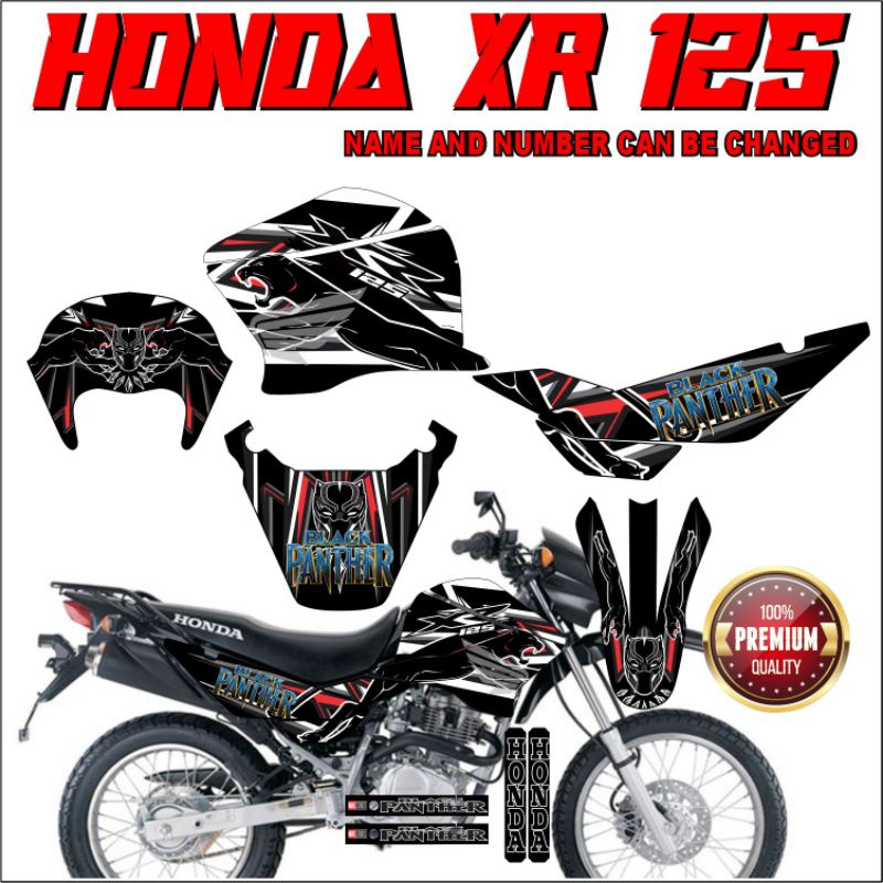 Honda XR 125 decals sticker, Laminated | Shopee Philippines