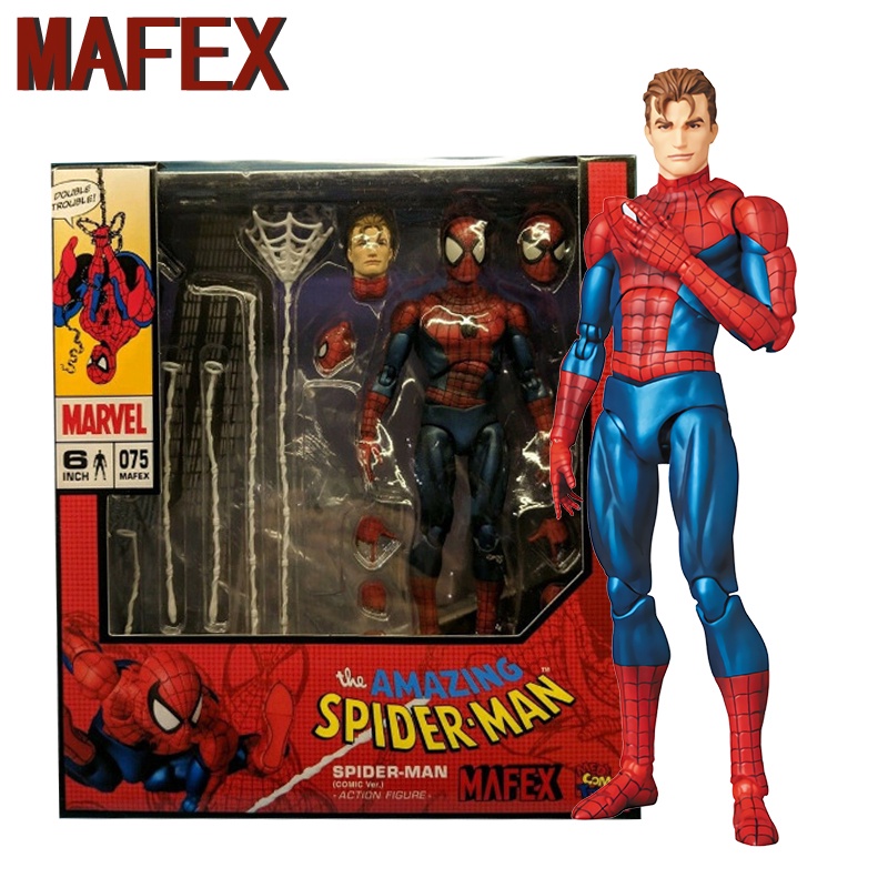 Marvel Mafex 075 Avengers Spiderman Action Figure Maf 075 The Amazing ...