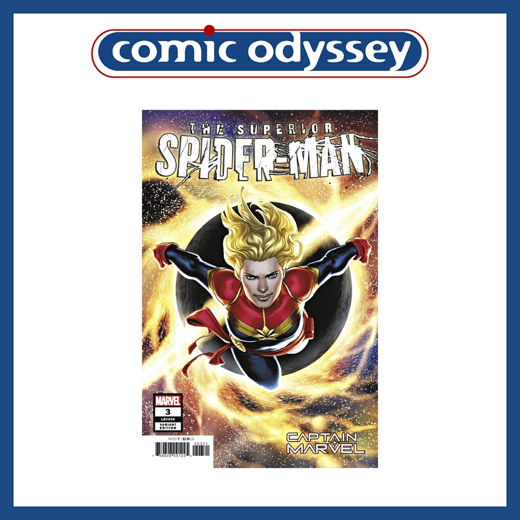 SUPERIOR SPIDER-MAN #3 (2018) Jesus Saiz Captain Marvel Variant Cover ...