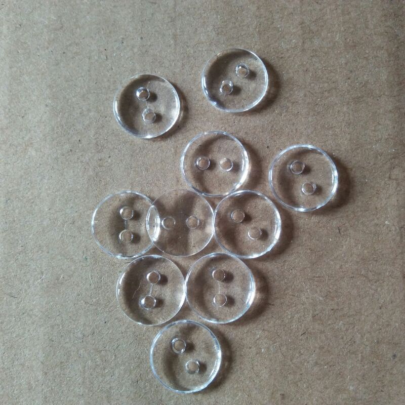 Red tulip clear crystal hem buttons measuring 11mm | Shopee Philippines