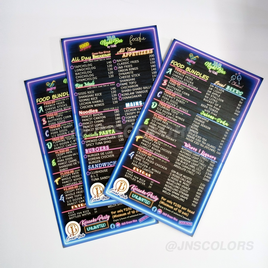 8x14in Two Side Menu Board - Sintra Board | Shopee Philippines