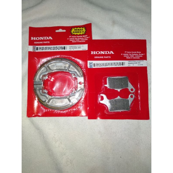 brake Pad /brake shoe for Honda beat Fi/carb click v1 | Shopee Philippines