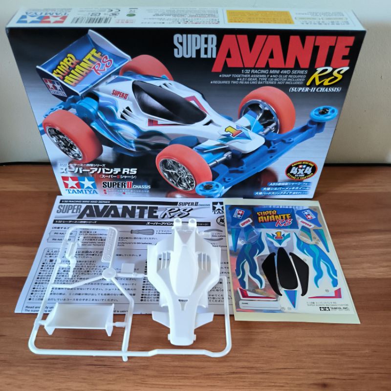 Tamiya 18065 Original Super Avante RS Body + Decal + Box | Shopee ...