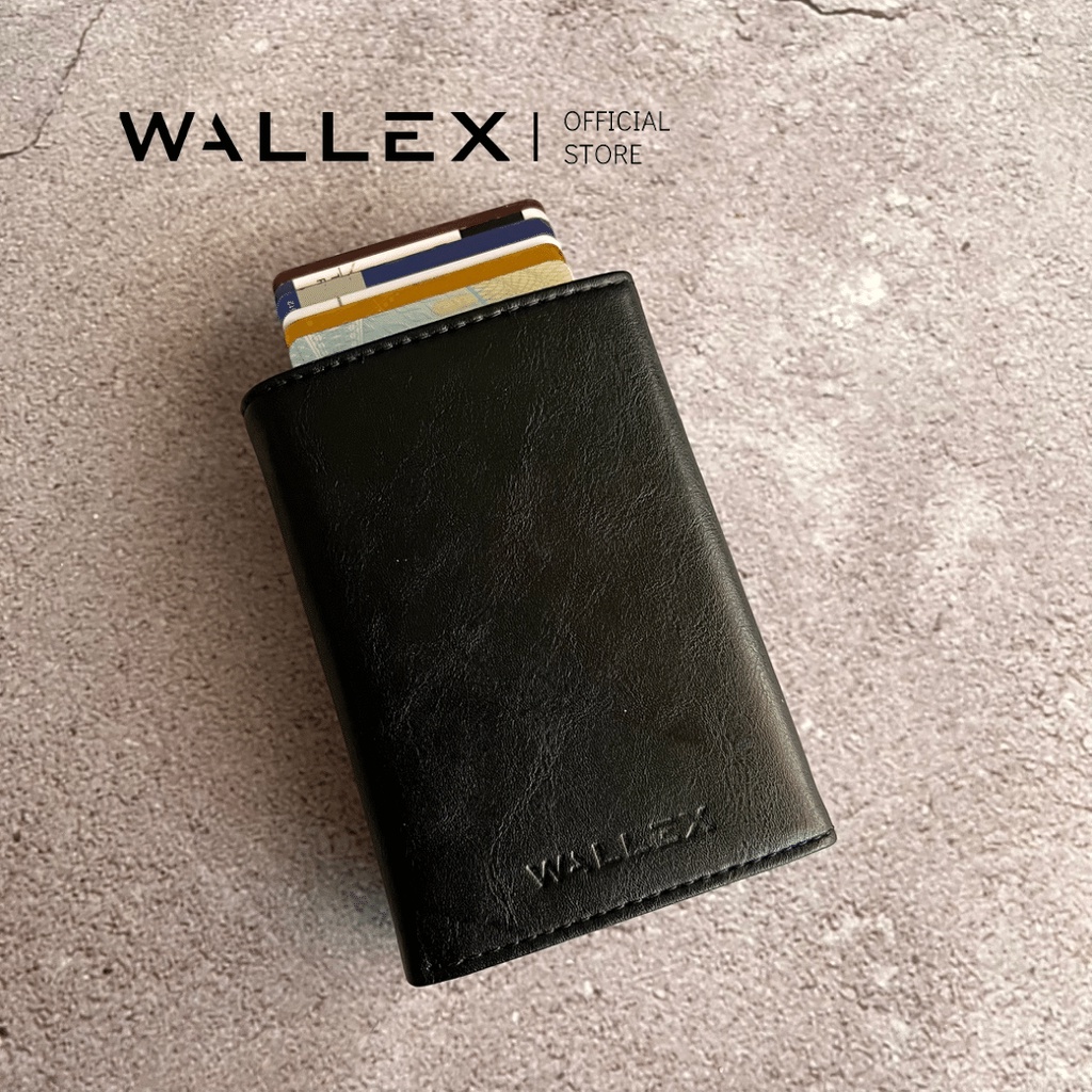 Wallex 3 Pop Up Leather Trifold Magnetic Closure with Coin Pocket and ...