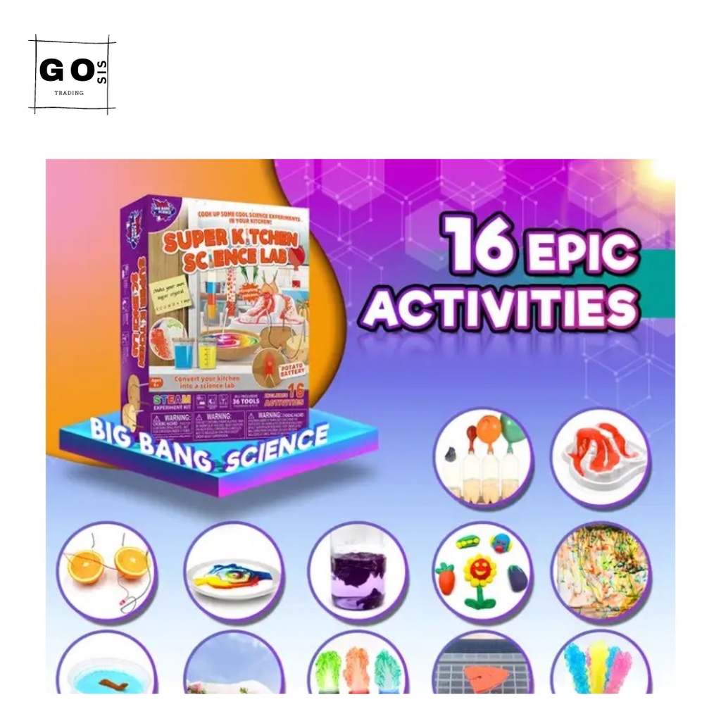 Super Kitchen Science Lab (includes 16 activities) | Shopee Philippines