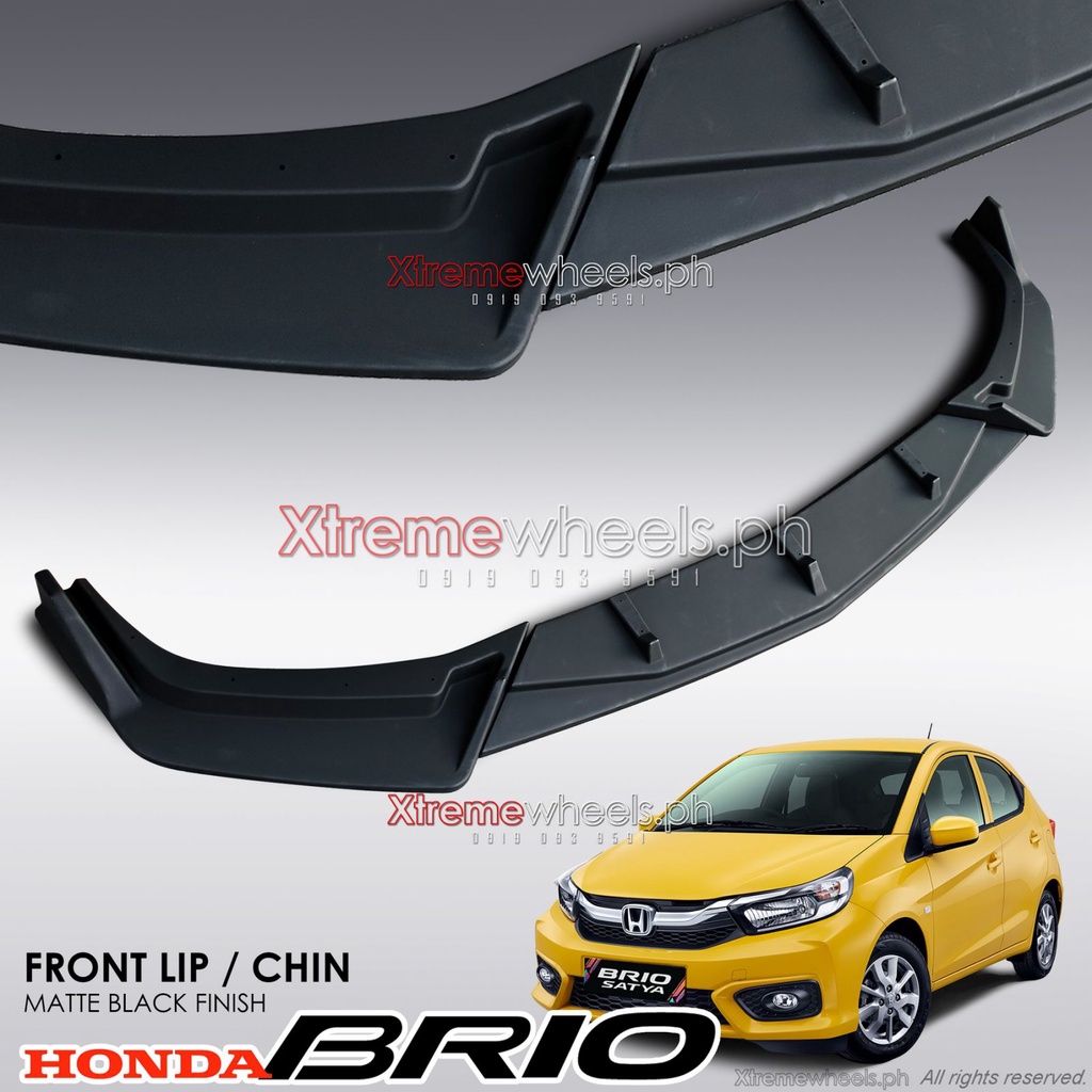 Honda Brio 2022-2025 Front Lower Bumper Diffuser / Front Lip Matte ...
