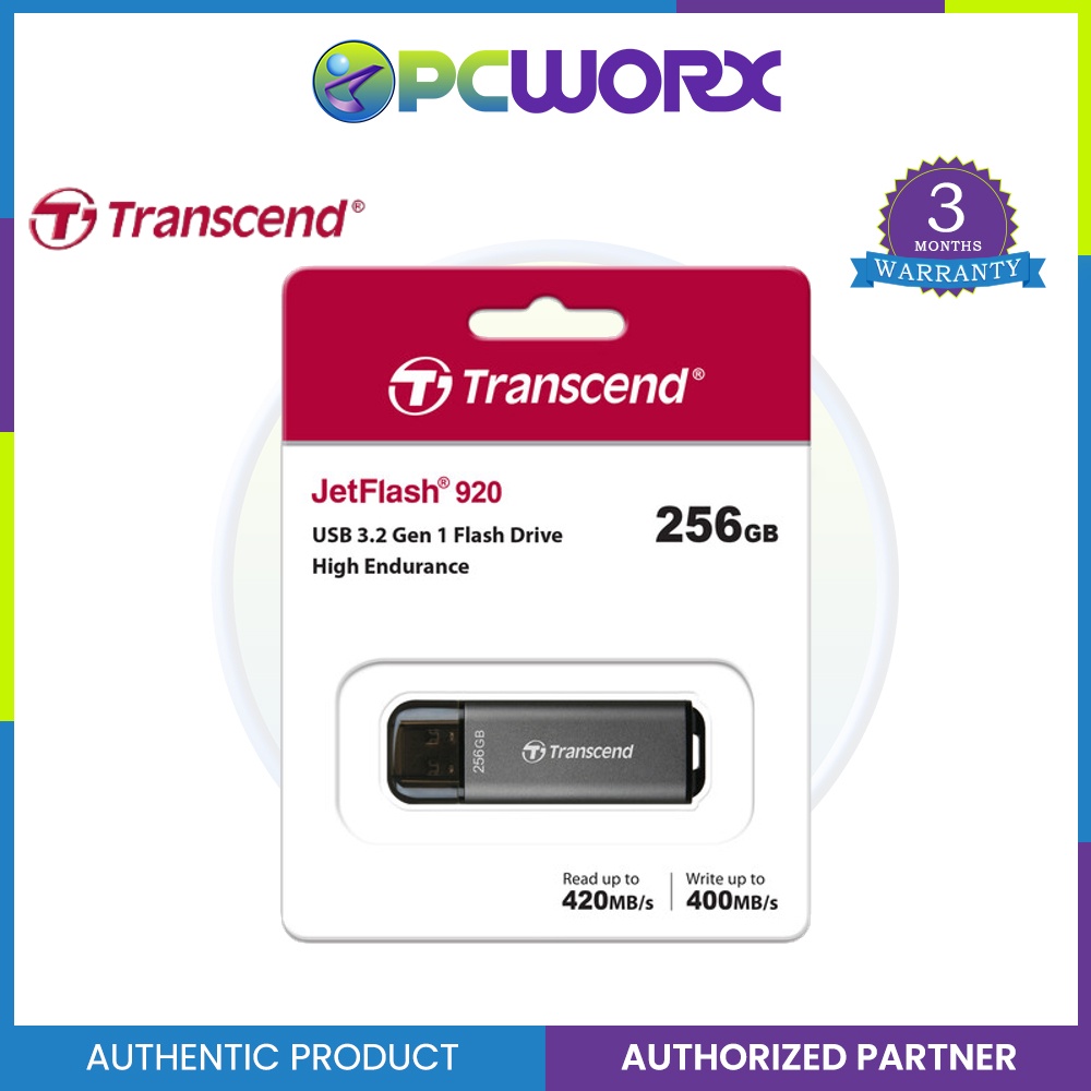 Transcend JetFlash 920 256GB USB Flash Drive (TS256GJF920) | Shopee ...
