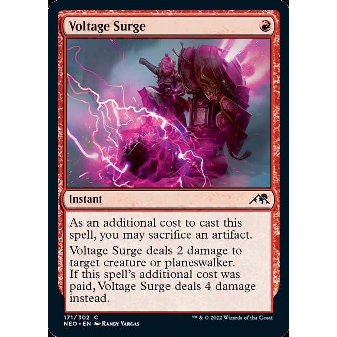 MTG Voltage Surge NEO Neon Dynasty Kamigawa Magic the Gathering ...
