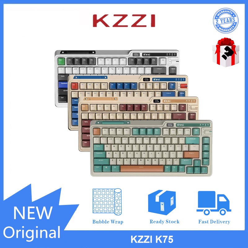 KZZI K75 wired RGB V2 mechanical keyboard | Shopee Philippines