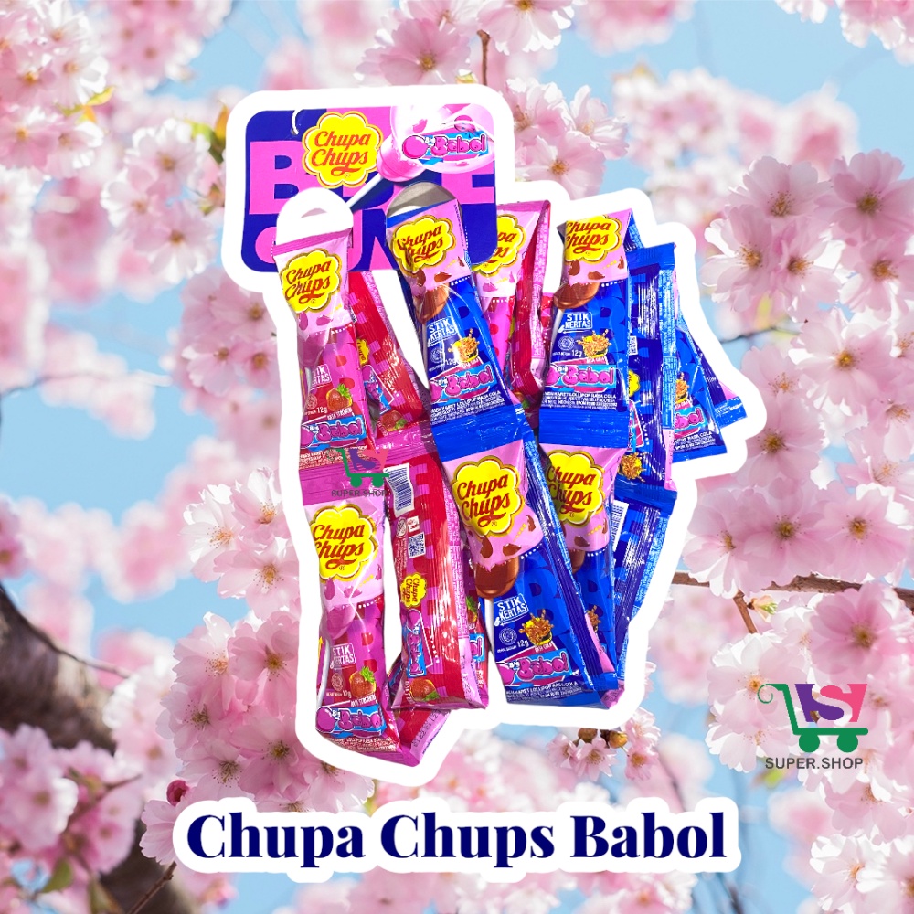Chupa Chups Babol Lollipop Chewing GumBIG PACK (24 pcs) | Shopee ...