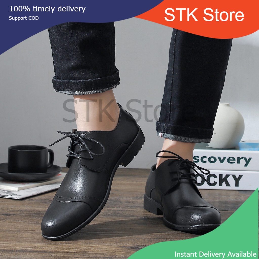 STK557 New Arrival Black Gentleman Shoes School/Office/Formal/Leather ...