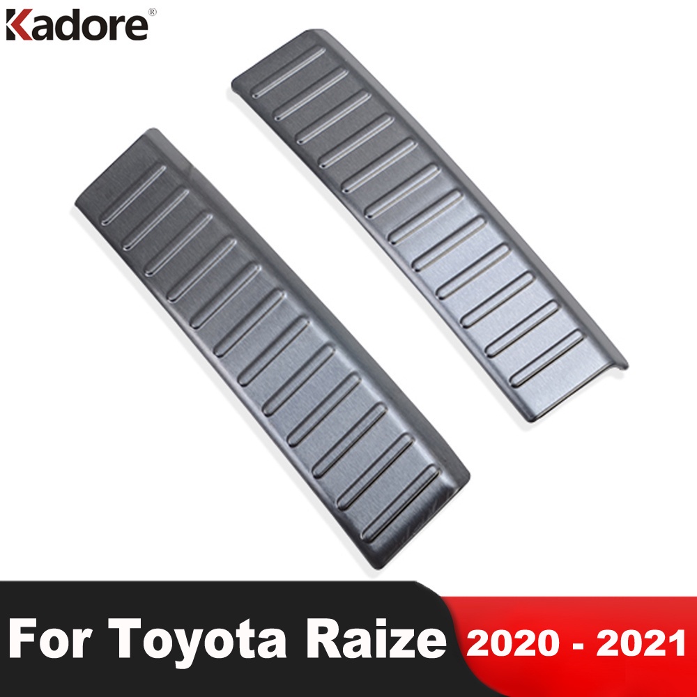 For Toyota Raize 2020 2021 Stainless Steel Car Inner Rear Trunk Bumper ...