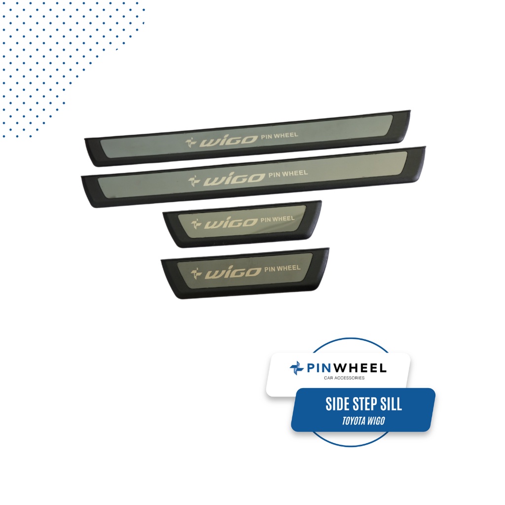 Pinwheel Side Step Sill For Toyota Wigo 2012-2023 | Shopee Philippines