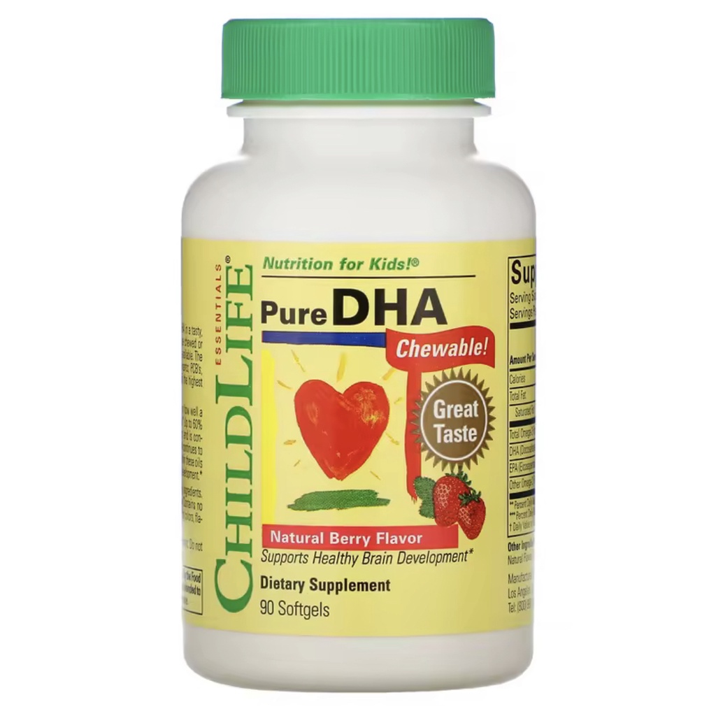 Childlife Pure DHA Chewables Softgels For Kids (90 softgel) | Shopee ...