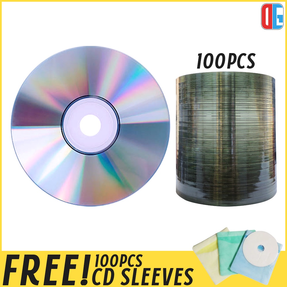(FREE CD SLEEVES) 100pcs Generic DVD+R 8x 4.7gb | Shopee Philippines