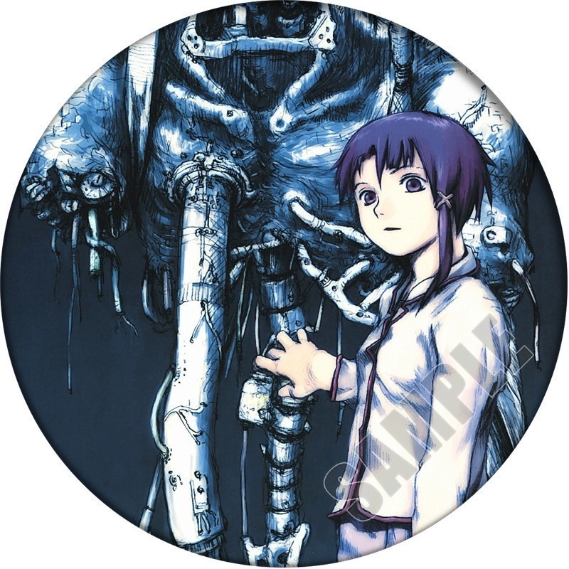 Serial Experiments Lain Cosplay Badge Iwakura Lain Brooch Pin Anime ...
