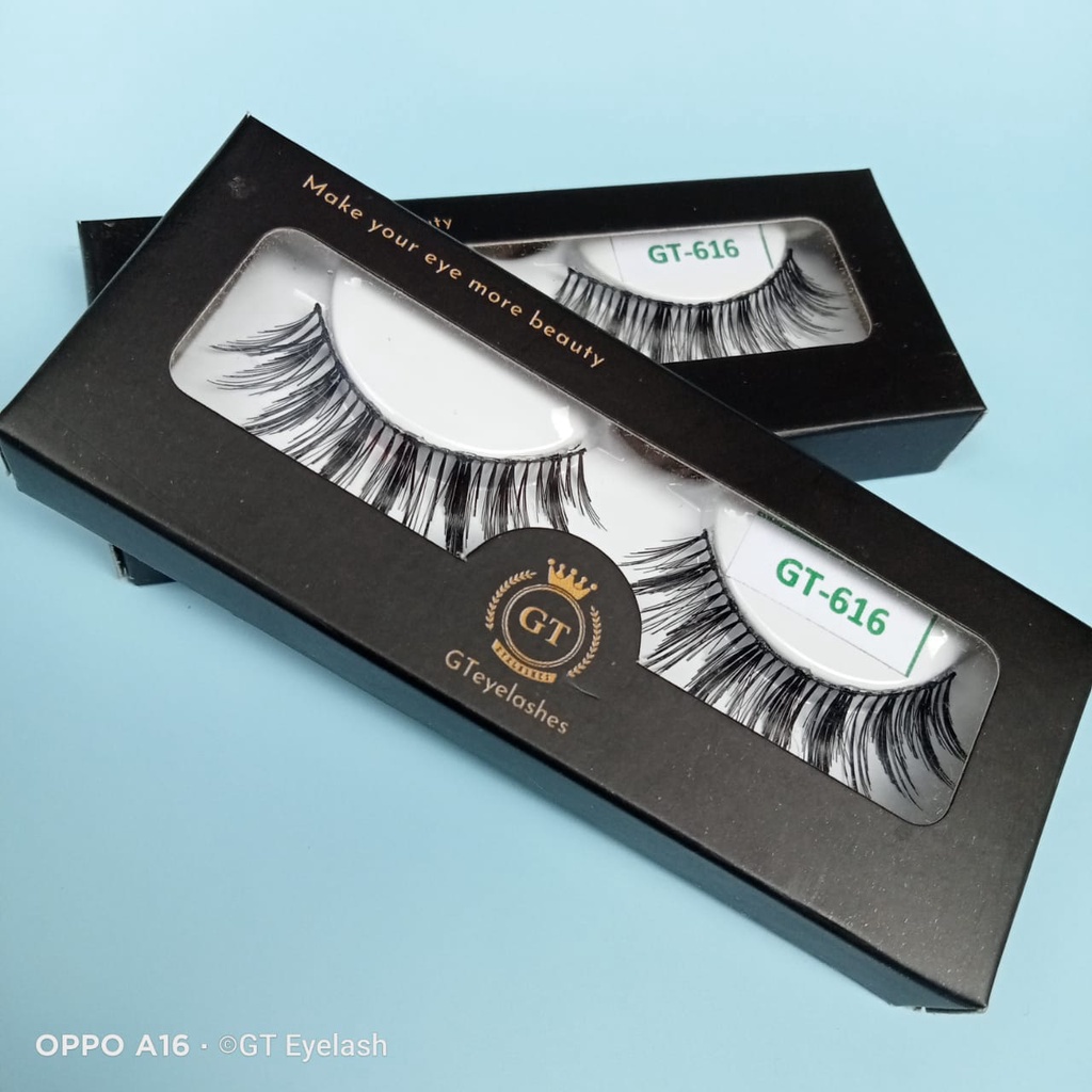 MATA Gt-616 Package contains 12 pairs of dozens of medium curly natural eyelashes with packaging ...