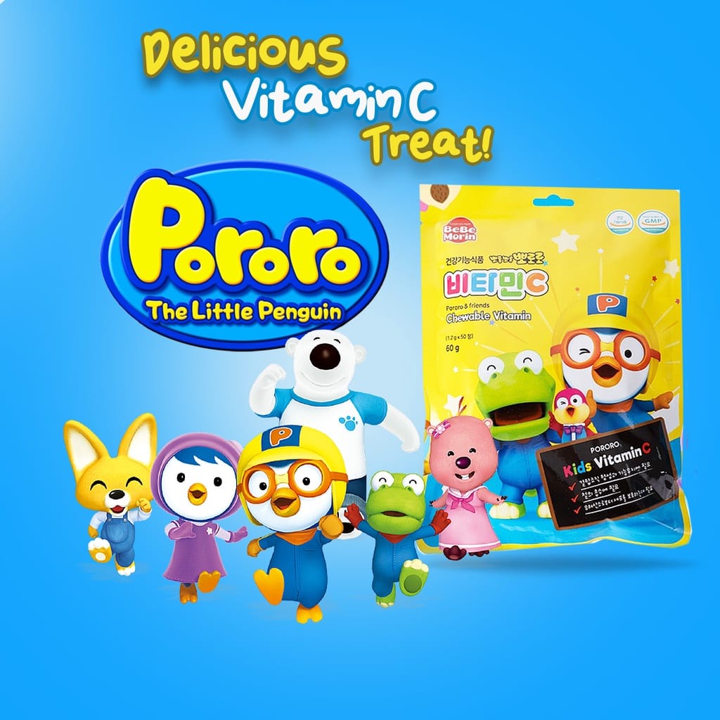 Pororo Vitamin C Chewable Candy (10packs = 500pcs) | Shopee Philippines