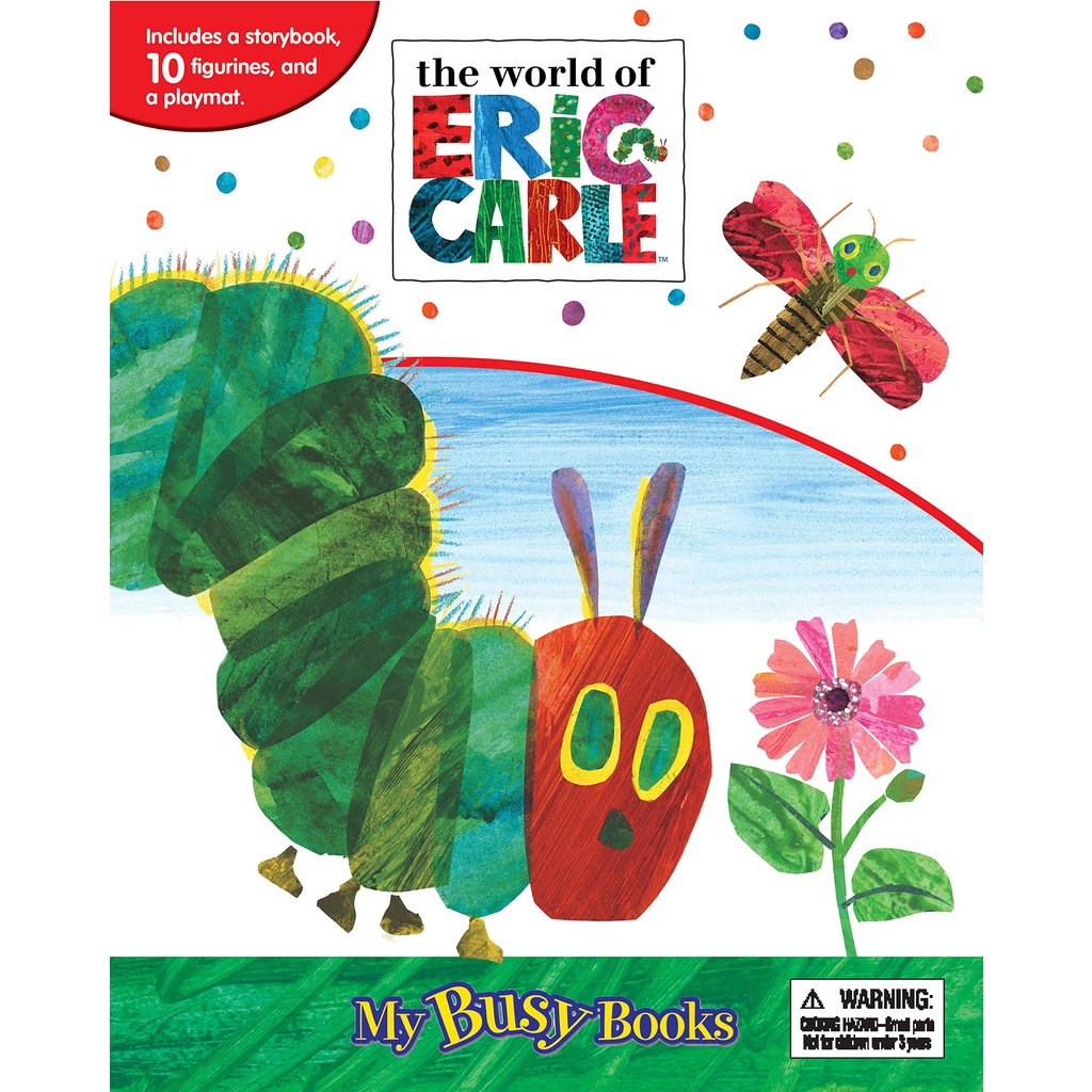 Eric Carle My Busy Book 10 Figurines And A Playmat Board Book Shopee Philippines