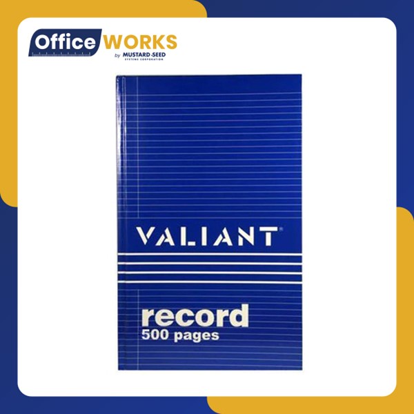 Valiant Record Book 200pp / 300pp/ 500pp / Value Plus 300pp / 500pp ...