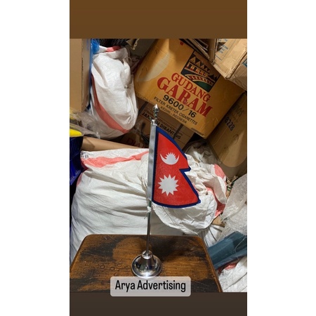 NEPAL country flag + stainless steel table pole | Shopee Philippines