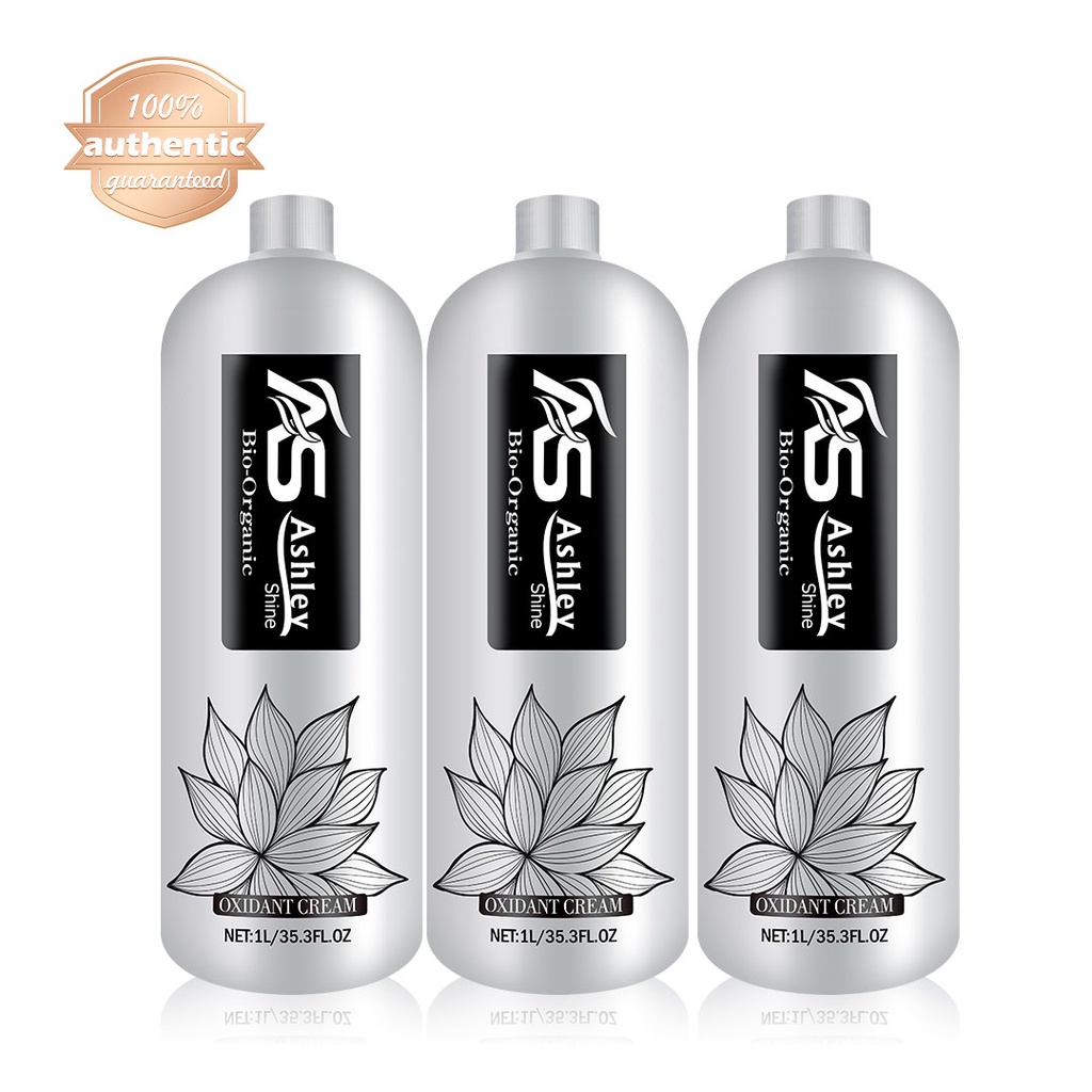 Ashley Shine Bio-Organic Hair Color Oxidizing Cream Mentholated 1000 ml ...