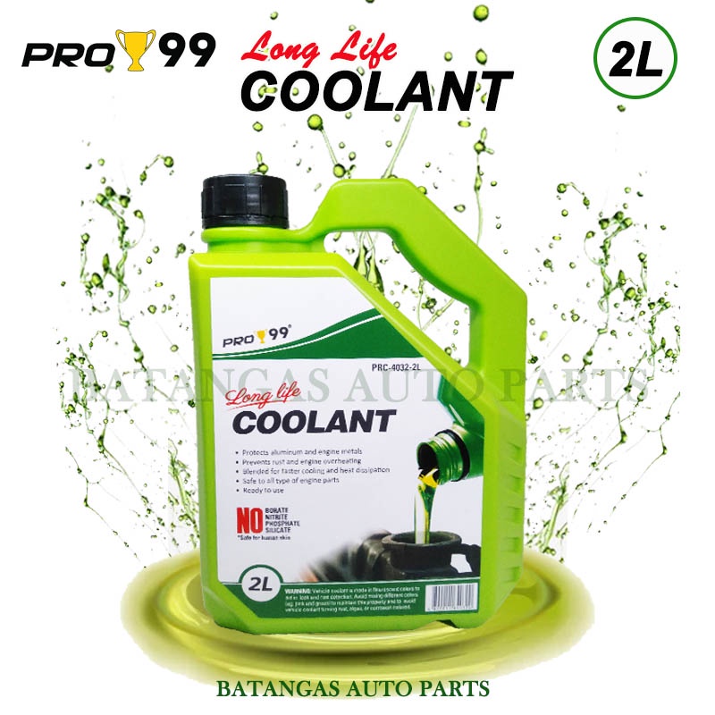PRO 99 READY USE LONG LIFE COOLANT GREEN 2L PRC-4032-2L | Shopee Philippines