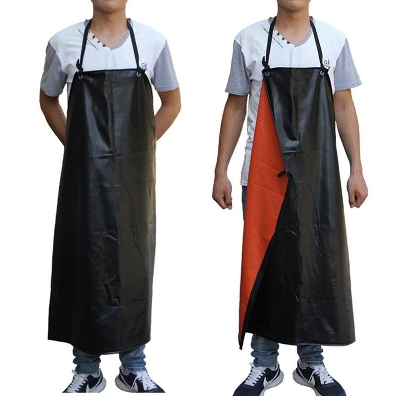 【stock】PU Apron Waterproof Industrial Chemical Resistant for Butcher ...