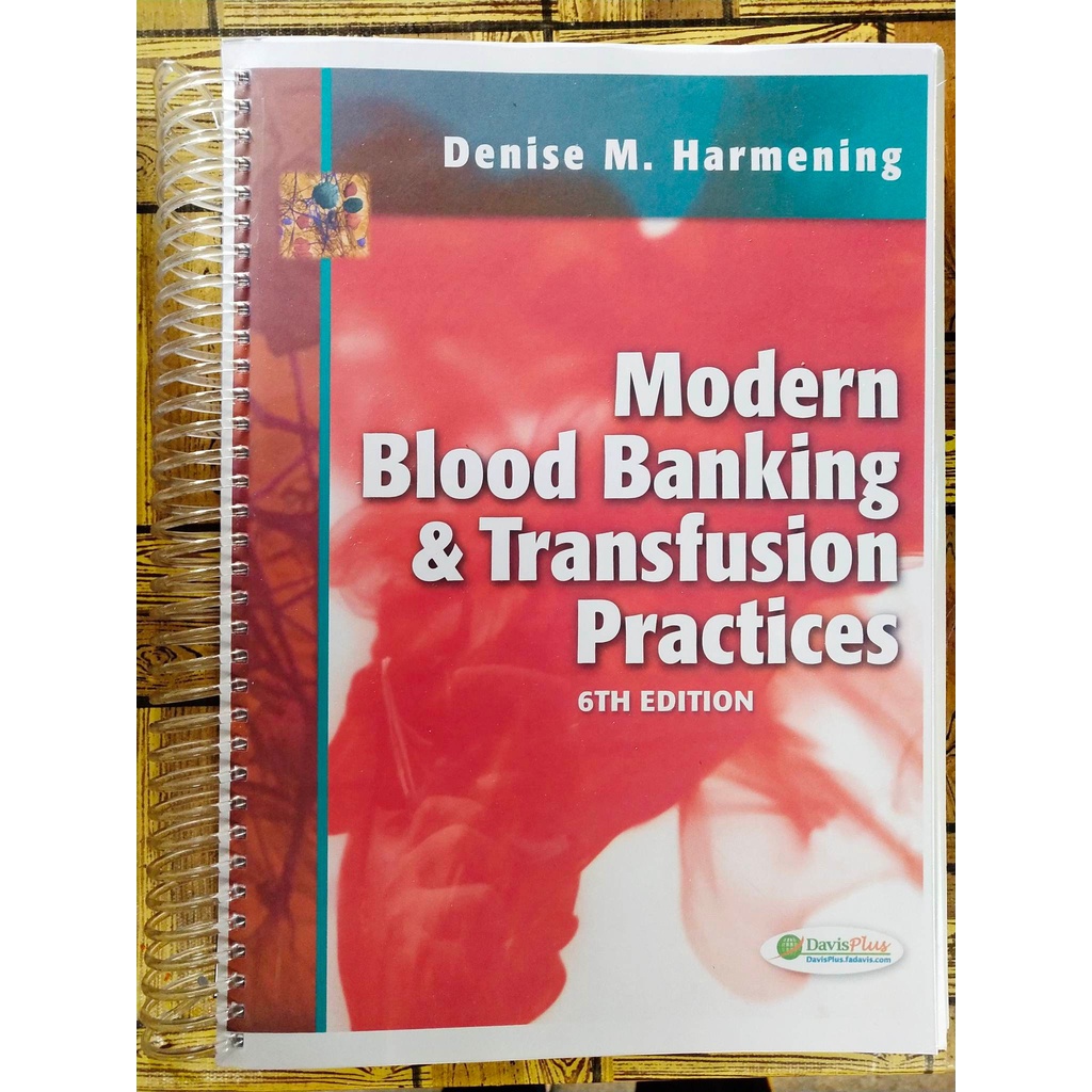 Modern Blood Banking & Transfusion Practices, 6th Edition | Shopee ...