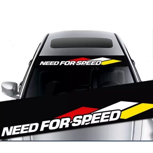 Hidayah shop Car Windshield Sticker Glass Sticker Need for Speed ...