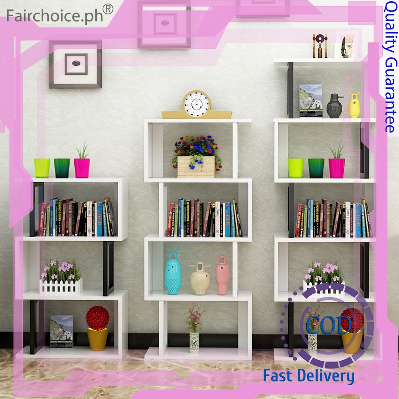 COD 5-layers Modern Minimalist Creative Bookshelf Multi-layer Bookcase ...