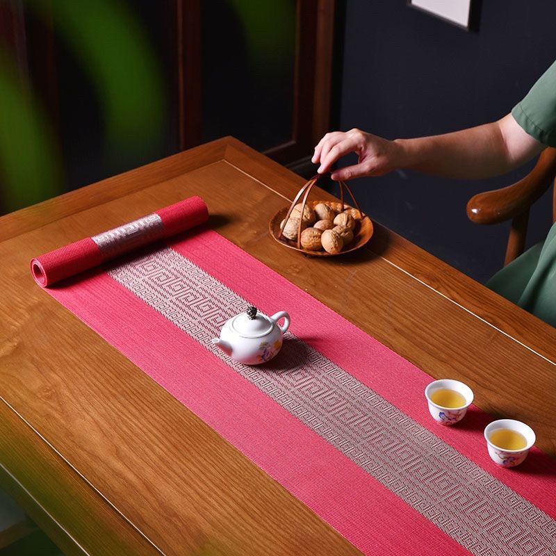 Table runner 6seater PVC waterproof and oil proof Chinese heat ...