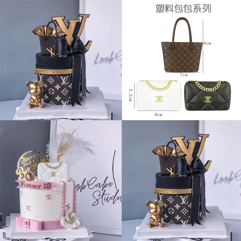 Designer Bag Topper Bag Toy Toppet Cake Topper Cake Decoration | Shopee ...
