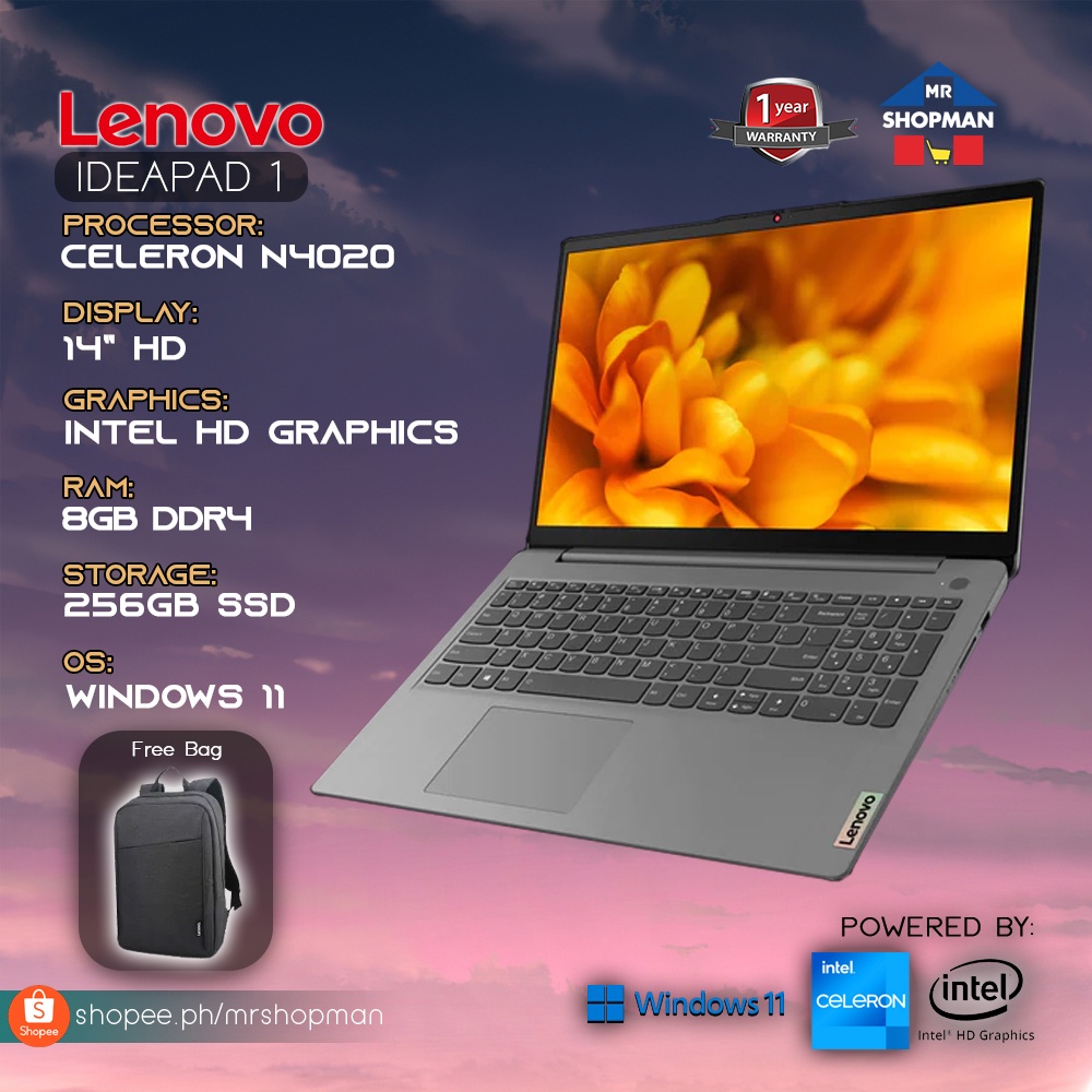 Lenovo IdeaPad Slim 1i 14IGL7 82V6002DPH 14" 1366x768 Intel Celeron ...
