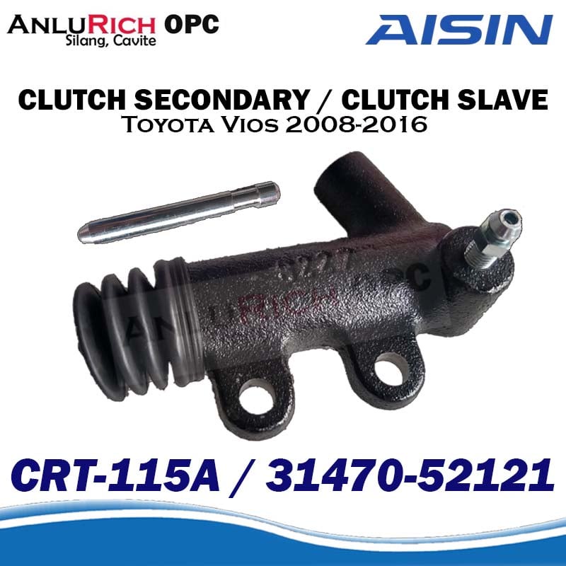 CLUTCH SECONDARY / CLUTCH SLAVE for Toyota Vios 2008-2016 AISIN PART NO ...