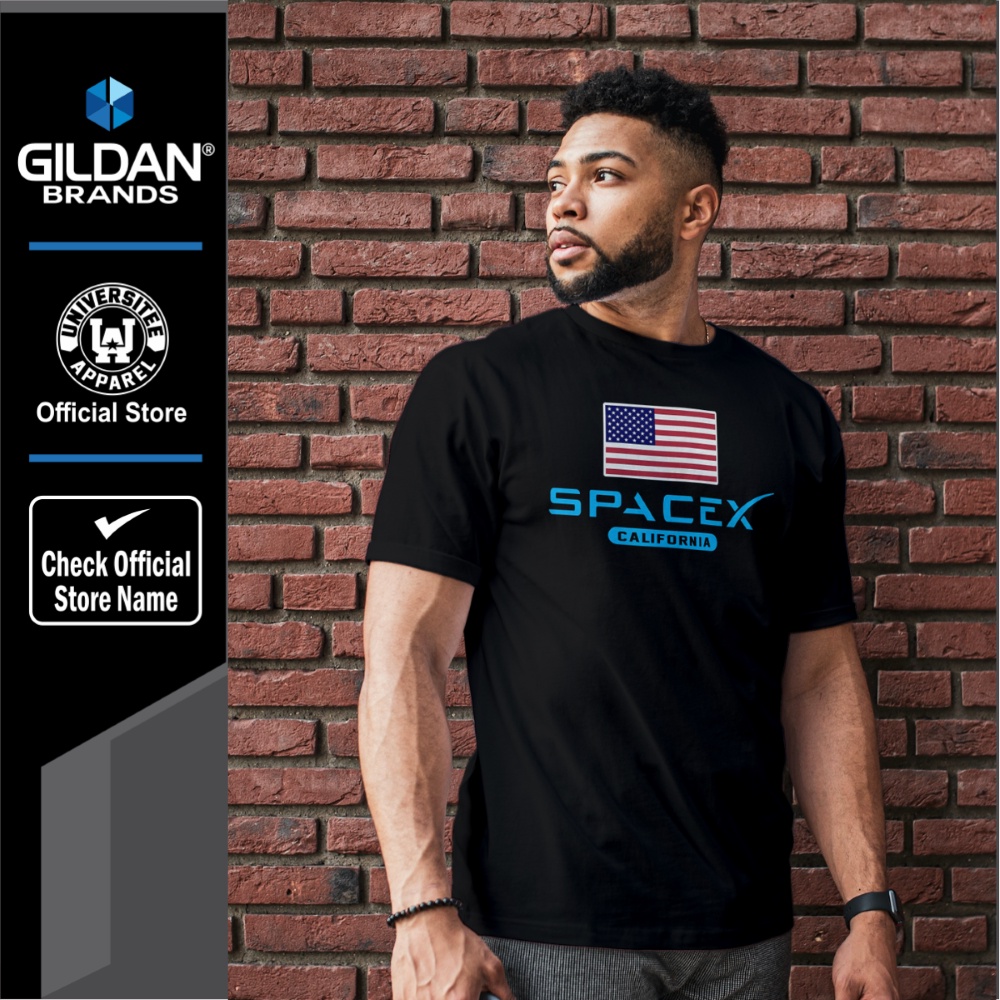 GILDAN BRAND SPACE X Shirt NASA Space Shirt Space X Elon Musk Shirt ...