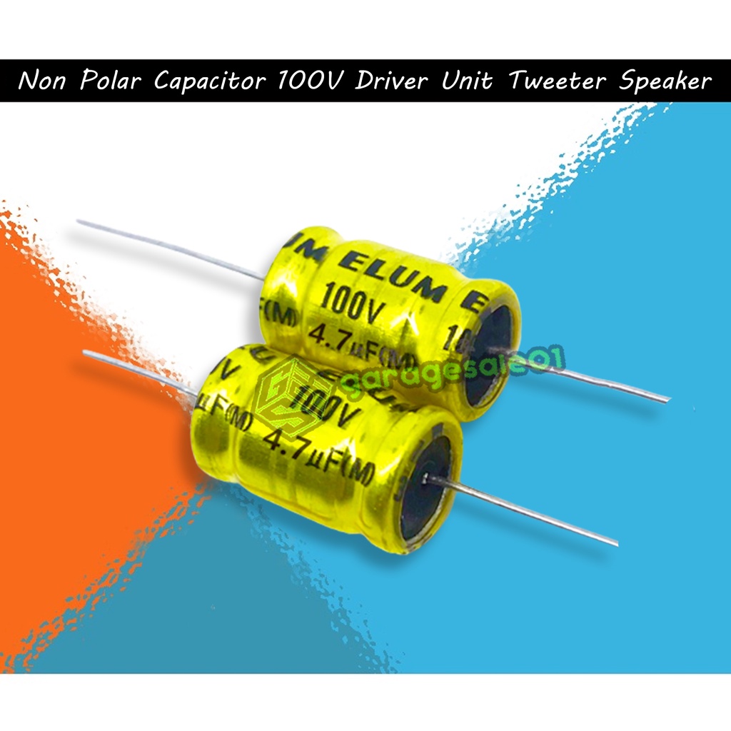 ⭐ Non Polar Capacitor 100V 1UF/2.2UF/3.3UF/4.7UF/6.8UF/10UF Driver Unit ...