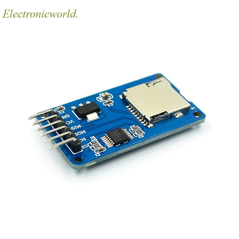 Micro SD Card Module SPI Interface TF Reader Write Device With Level ...