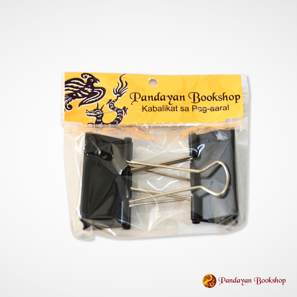 Pandayan Binder Clip Fold-Over Clasp Double Clip Bulldog Clip | Shopee ...