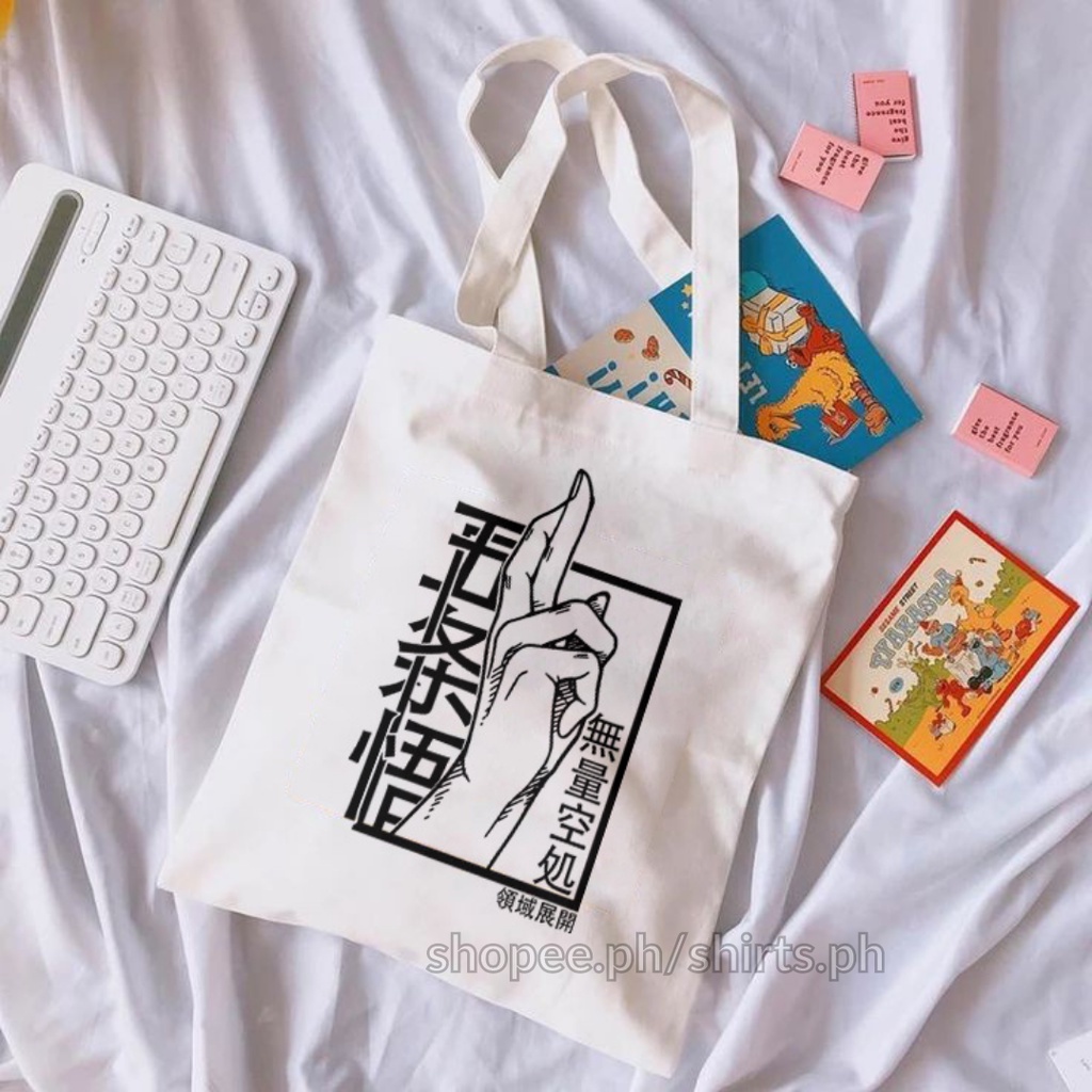 Jujutsu Kaisen Hand Sign Megumi ToteBag | Shirts.PH | Shopee Philippines
