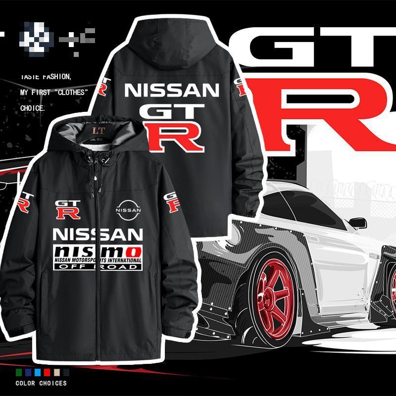 NISSAN GTR car club custom racing suit R32 R33 R34 R35 outdoor driving ...