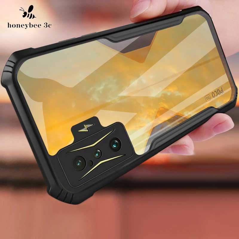 Xiaomi Poco C65 M5s F5 X5 Pro Clear Acrylic Armor Camera Lens ...