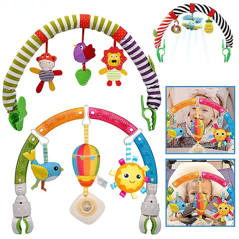 Baby Bed Clip Hanging Bell Pendant Clip Moving Rattle Toy for Baby ...
